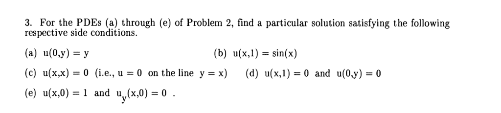 Solved 2.. Find general solutions of the following PDEs for | Chegg.com