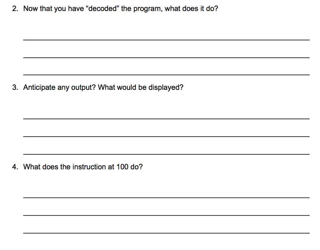 Solved 1. On the lines provided below, convert the operation | Chegg.com