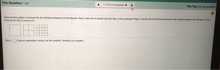 Solved Assume the pattern continues for the following | Chegg.com