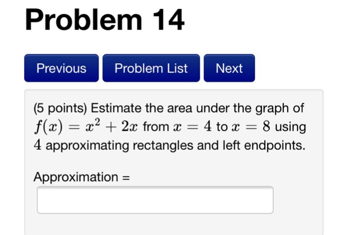 Solved Problem 13 Previous Problem List Next (10 points) | Chegg.com