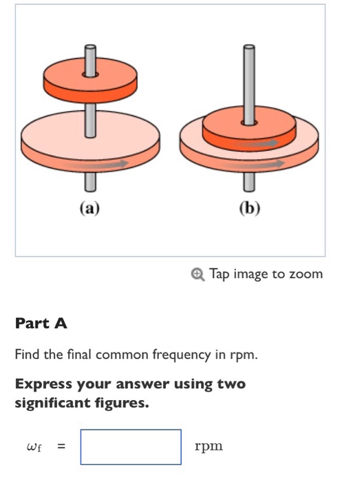 Solved ltem II Imagine two disks on a shared (frictionless) | Chegg.com