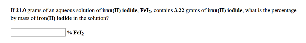 Solved You wish to prepare 248 grams of 29.8 % Nir2. You | Chegg.com