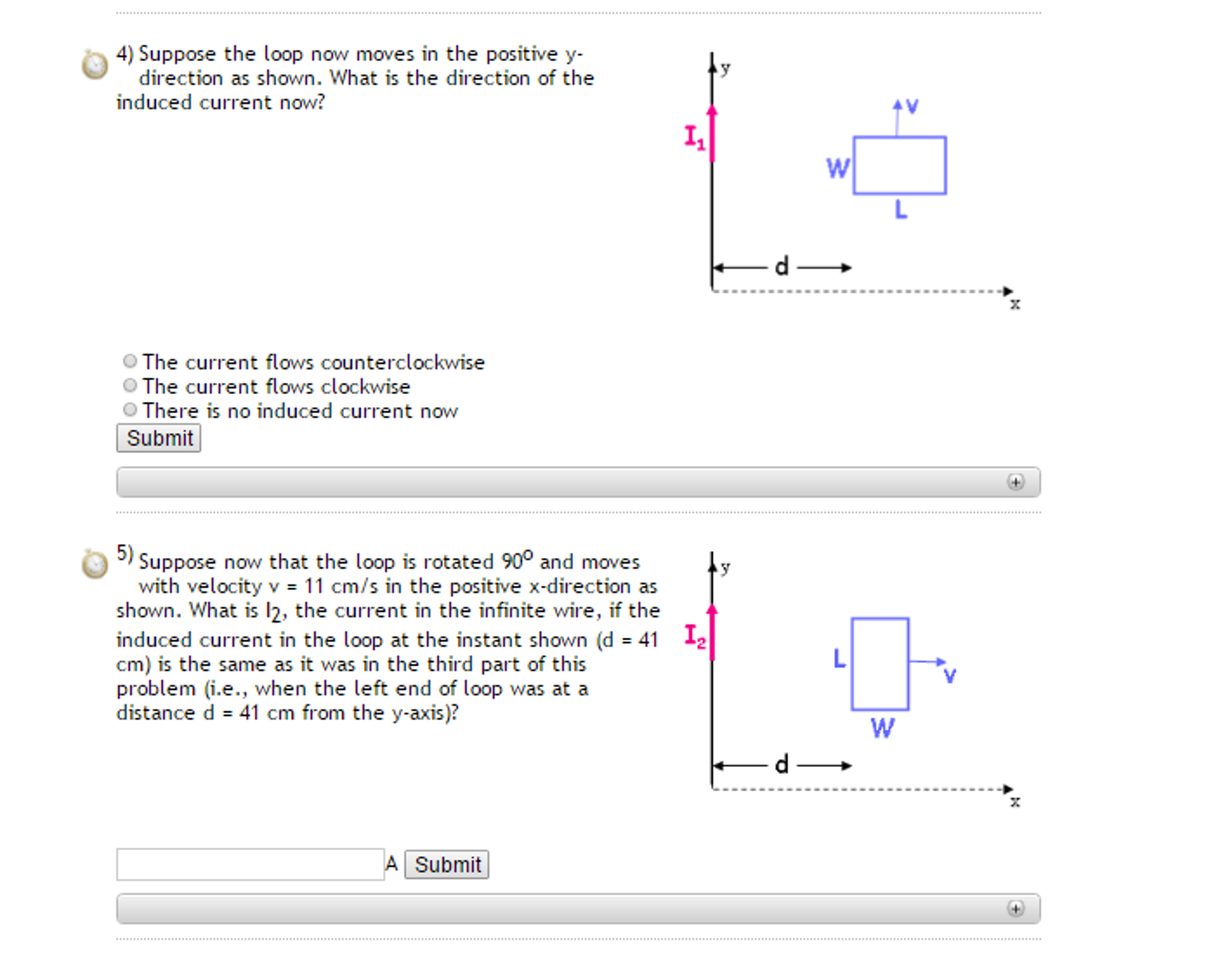 Solved An infinite straight wire carries current I_1 = 5.6 A | Chegg.com