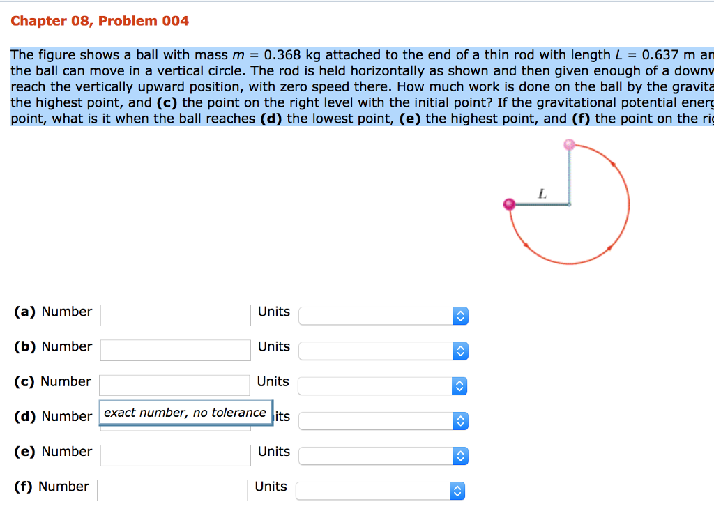 Solved Chapter 08, Problem 004 The figure shows a ball with | Chegg.com Solved Chapter 08, Problem 004 The figure shows a ball with | Chegg.com