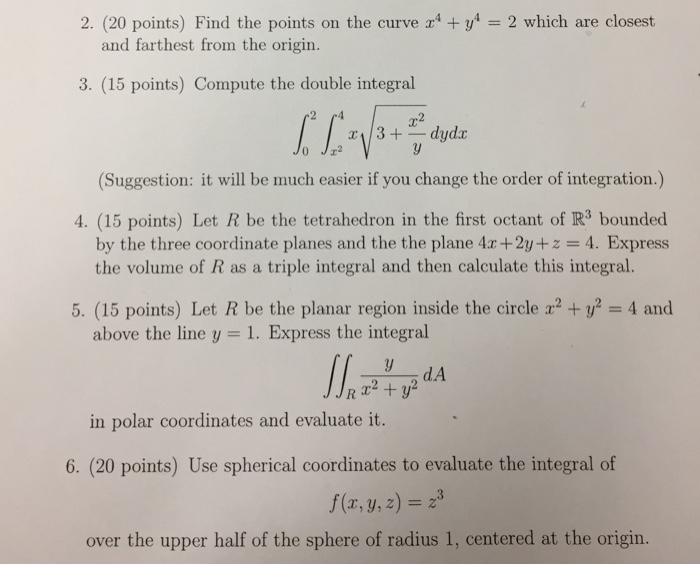 Solved Find the points on the curve x^4 + y^4 = 2 which are | Chegg.com