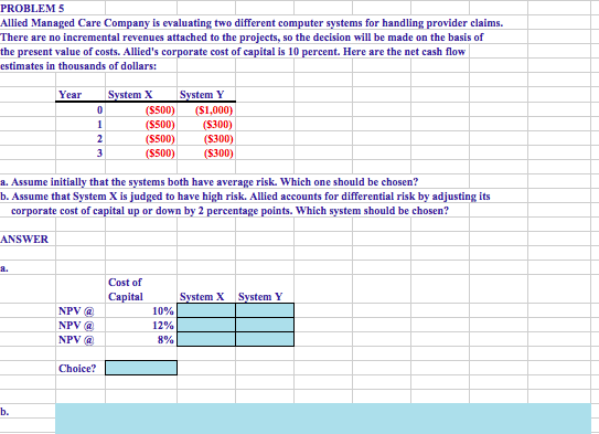 Solved Please answer the following question (excel formulas | Chegg.com