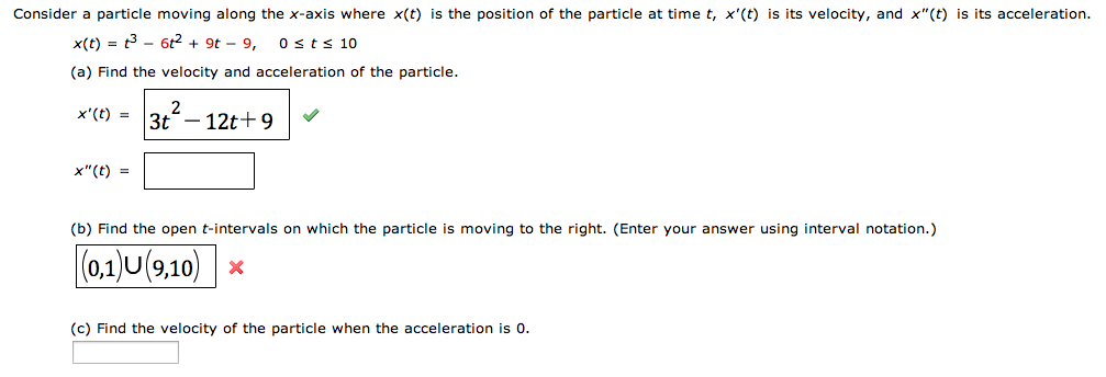 Solved Consider a particle moving along the x-axis where | Chegg.com Solved Consider a particle moving along the x-axis where | Chegg.com