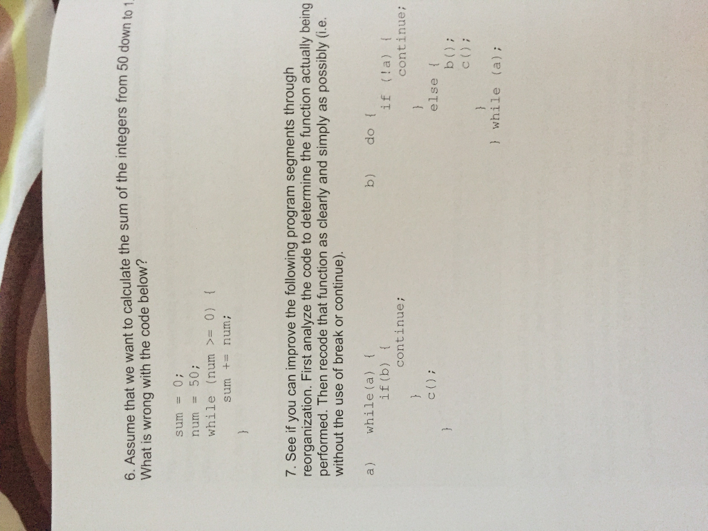 Solved Outpu Does The Following Program Fragment Produce 1 9458
