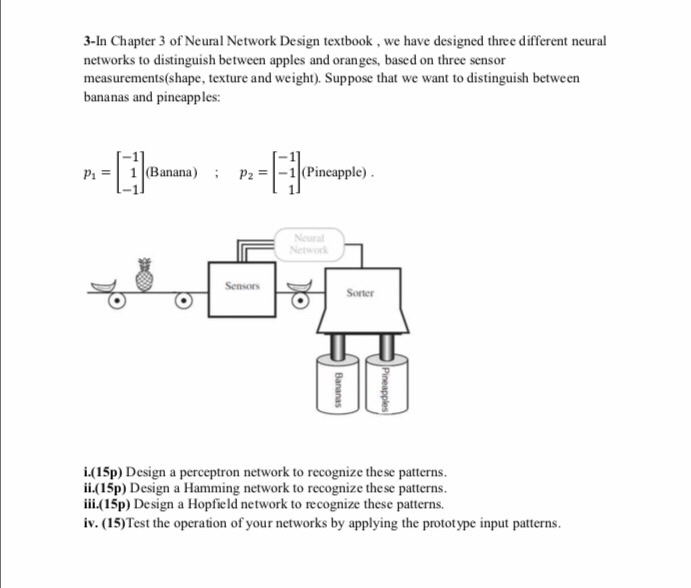 Solved 3-In Chapter 3 of Neural Network Design textbook we | Chegg.com