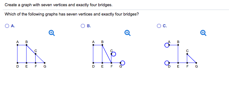 Solved Create a graph with seven vertices and exactly four | Chegg.com