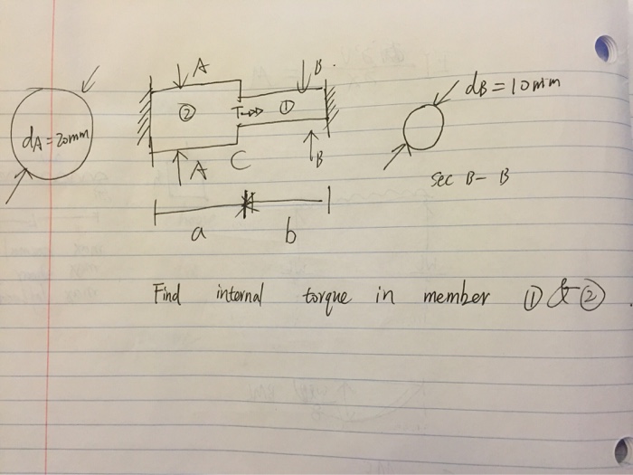 Solved Find internal torque in member | Chegg.com