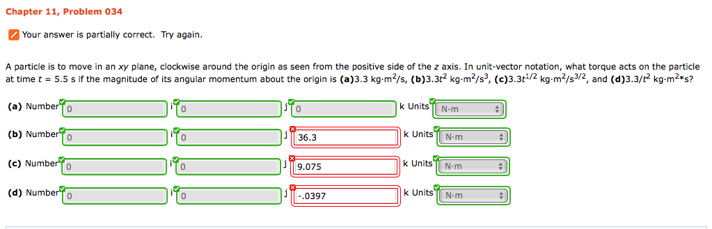 Solved A particle is to move in an xy plane, clockwise | Chegg.com