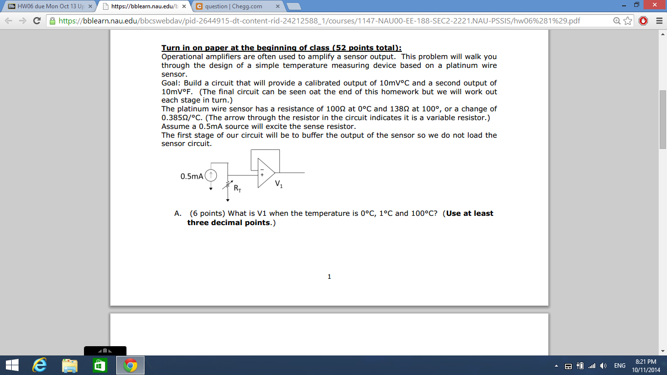 Electrical Engineering Archive | October 13, 2014 | Chegg.com