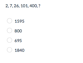 Solved Identify the pattern & choose the next number that | Chegg.com