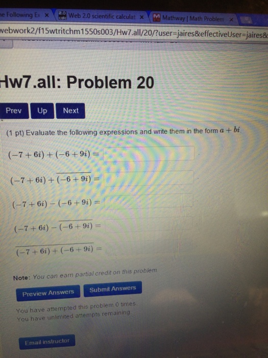Solved Evaluate the following expressions and write them in | Chegg.com