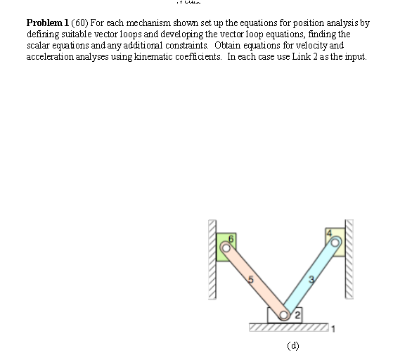 Solved For each mechanism shown set up the equations for | Chegg.com