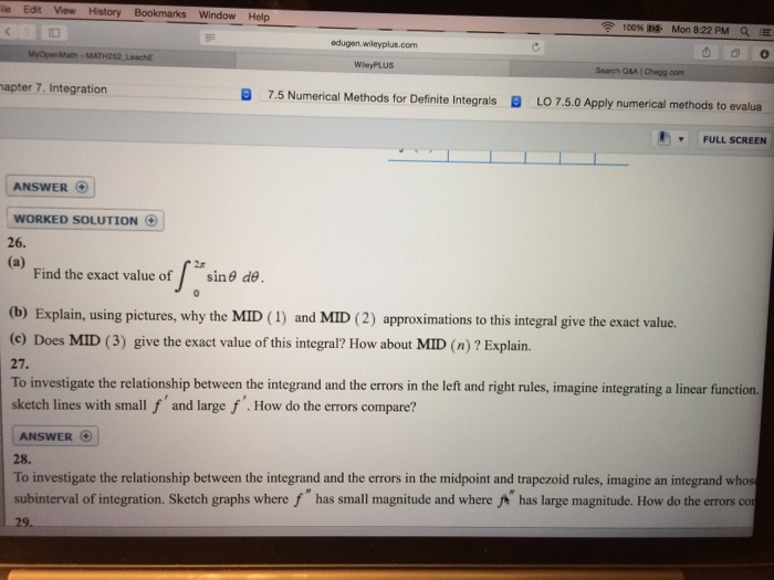 b) Explain, using pictures, why the MID(1) and MID(2) | Chegg.com