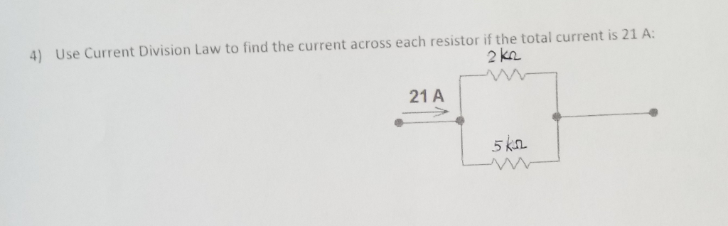 Solved Please show detailed solution using Current Division | Chegg.com