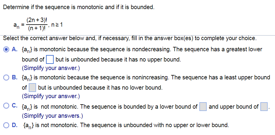 Unbounded Sequence
