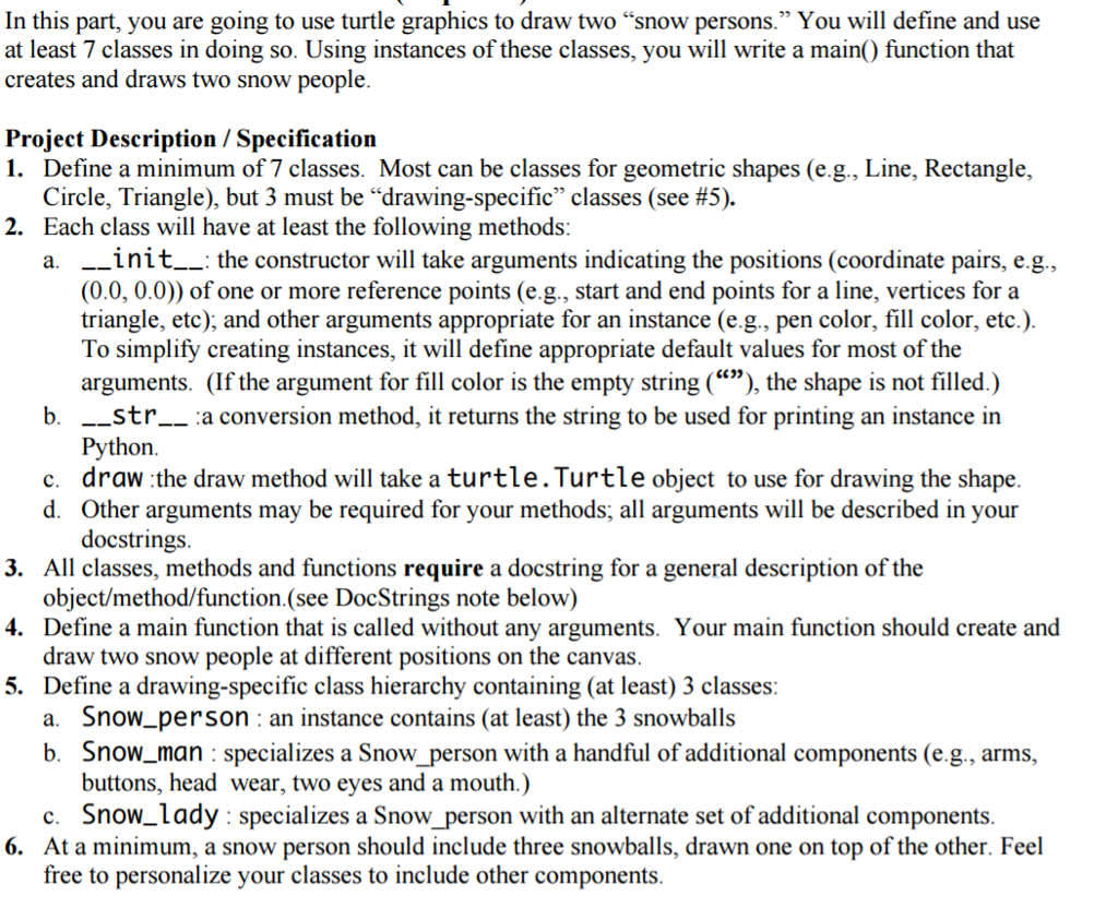 Solved In this part, you are going to use turtle graphics to | Chegg.com