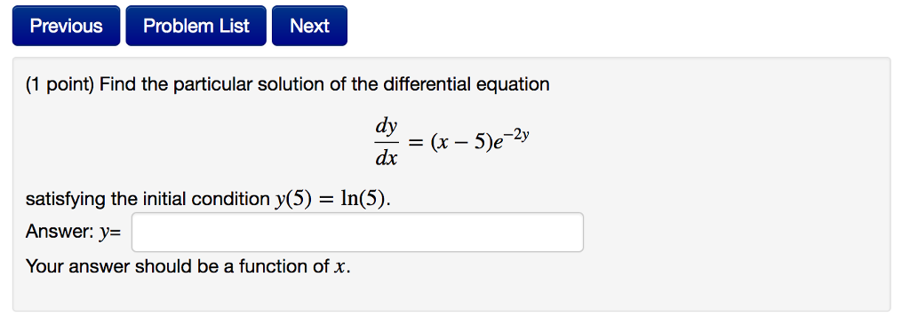 Solved Previous Problem List Next (1 point Find an equation | Chegg.com