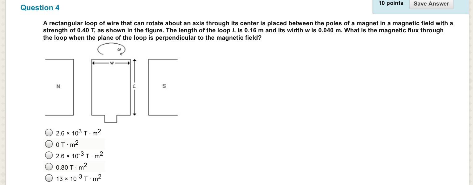 Solved A rectangular loop of wire that can rotate about an | Chegg.com
