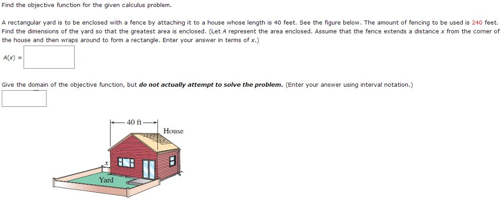 Solved Find the objective function for the given calculus | Chegg.com
