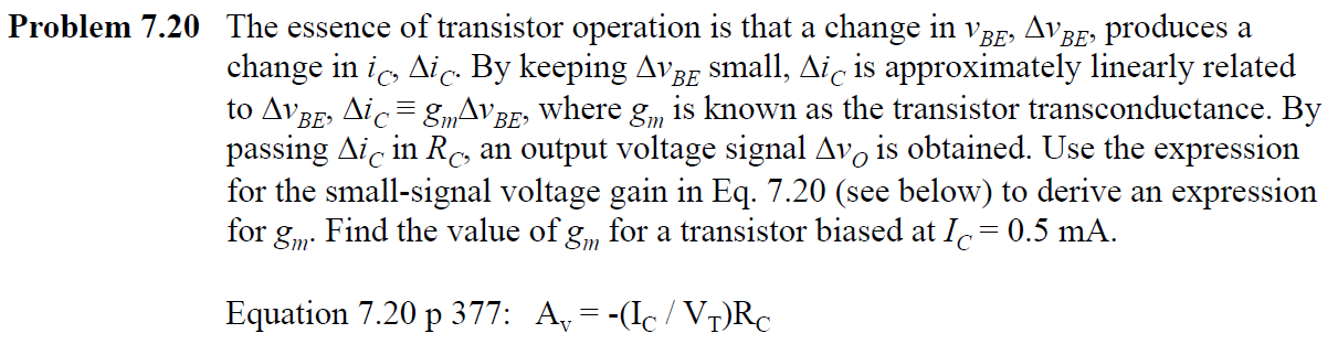 Solved The essence of transistor operation is that a change | Chegg.com