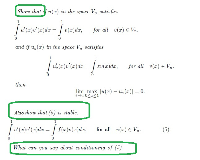 Finite Element Method 1d Boundary Value Problem