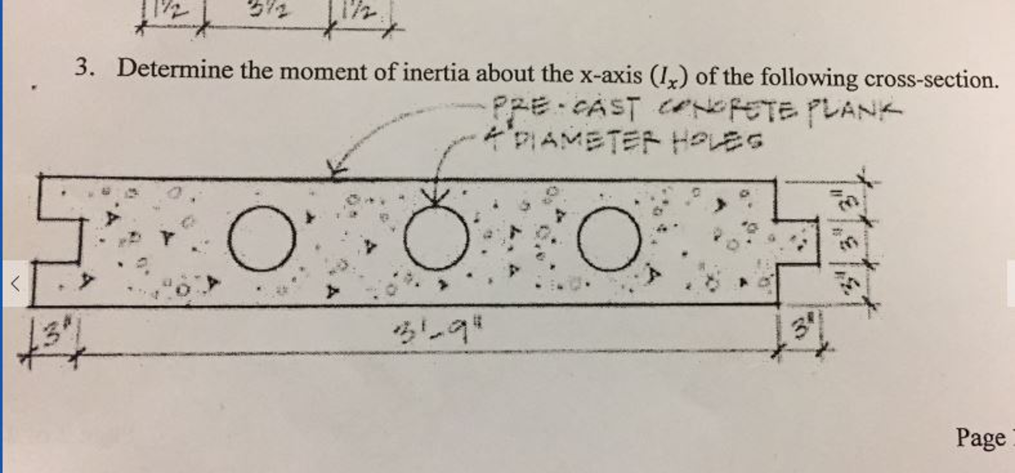 Solved Determine the moment of inertia about the x-axis (Ix) | Chegg.com