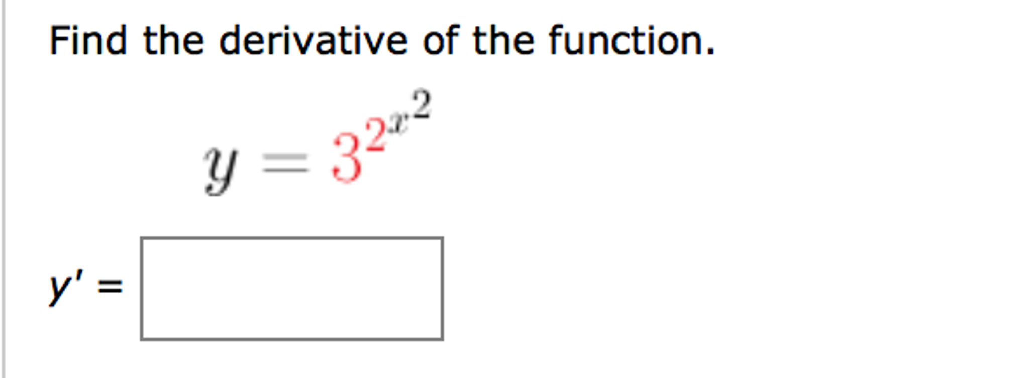 Solved Find the derivative of the function.? | Chegg.com