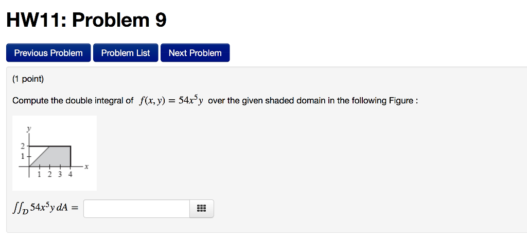 Solved HW11: Problem 9 Previous ProblemProblem List Next | Chegg.com Solved HW11: Problem 9 Previous ProblemProblem List Next | Chegg.com