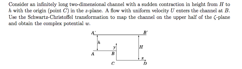 Solved Consider an infinitely long two-dimensional channel | Chegg.com
