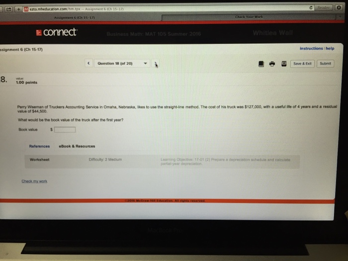 Solved Perry Wiseman of Truckers Accounting Service in | Chegg.com