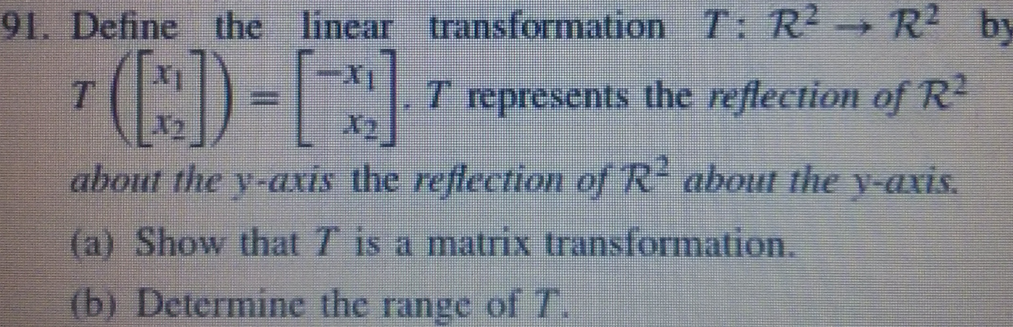 Solved Suppose that T:R2 rightarrow R2 is a linear | Chegg.com