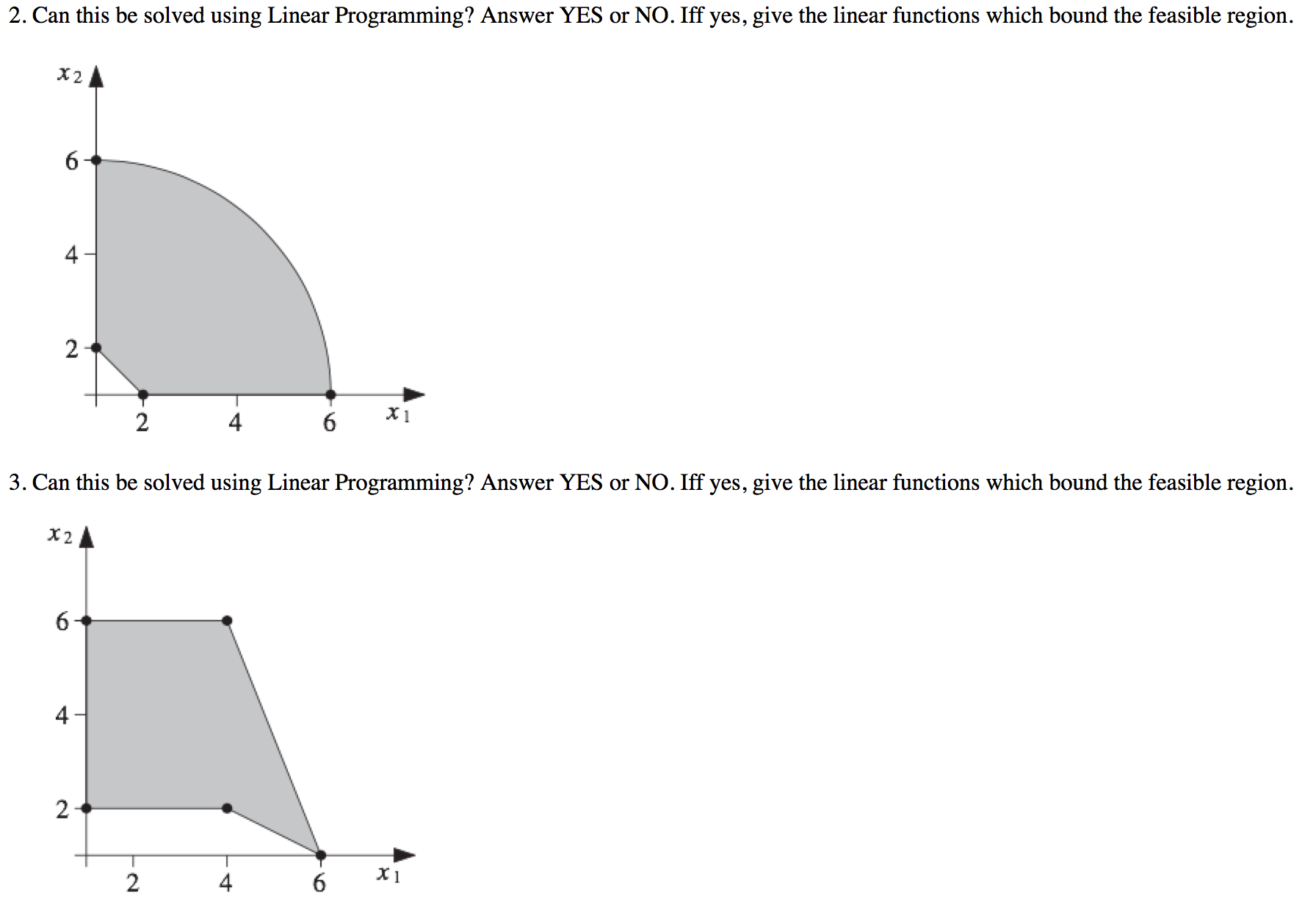 2. Can this be solved using Linear Programming? | Chegg.com 2. Can this be solved using Linear Programming? | Chegg.com