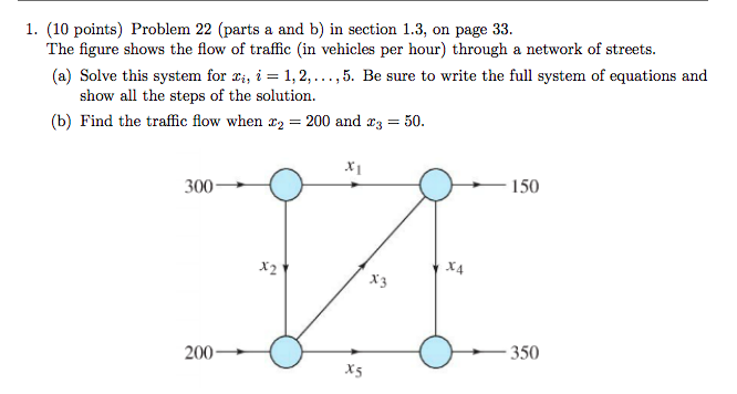 Solved 1. (10 points) Problem 22 (parts a and b) in section | Chegg.com Solved 1. (10 points) Problem 22 (parts a and b) in section | Chegg.com