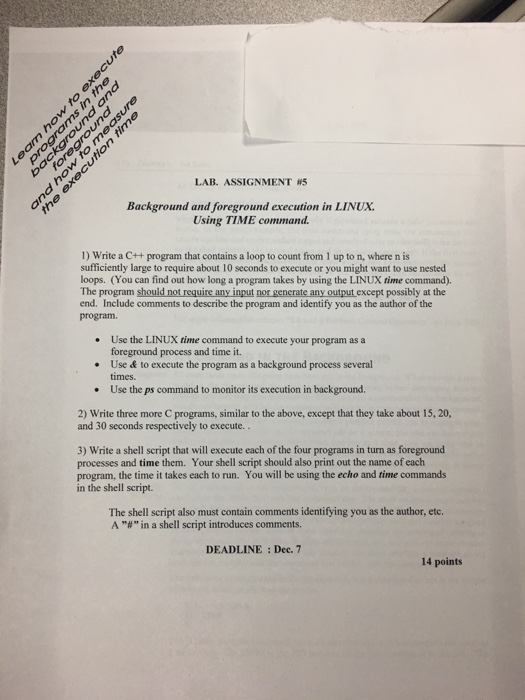 Solved Write A C Program That Contains A Loop To Count