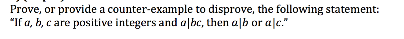 Solved Prove, or provide a counter-example to disprove, the | Chegg.com