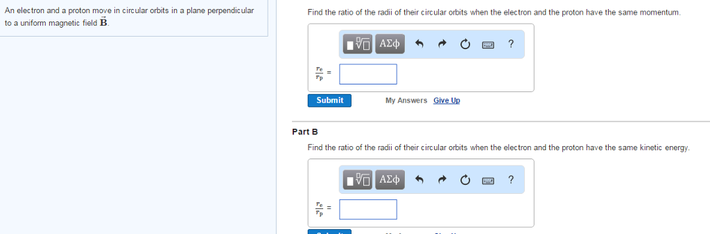 Solved An electron and a proton move in circular orbits in a | Chegg.com