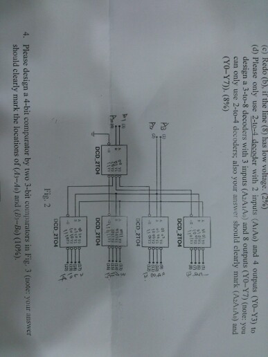Solved 3. About decoder, please answer the following | Chegg.com