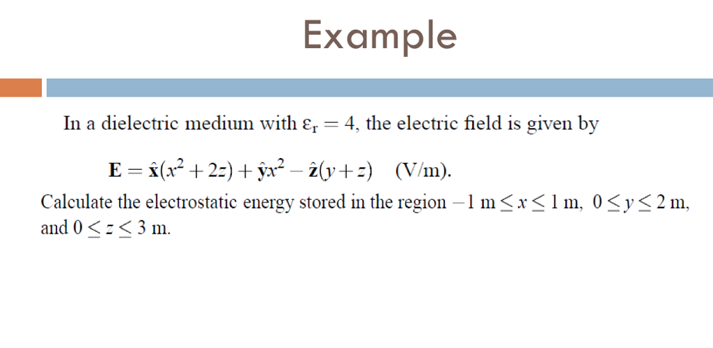 Solved Example In a dielectric medium with Er 4, the | Chegg.com