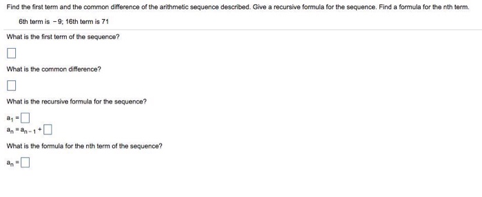 Solved Find the first term and the common difference of the | Chegg.com