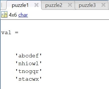 Function Name: wordSearch Inputs: 1. (char) The | Chegg.com