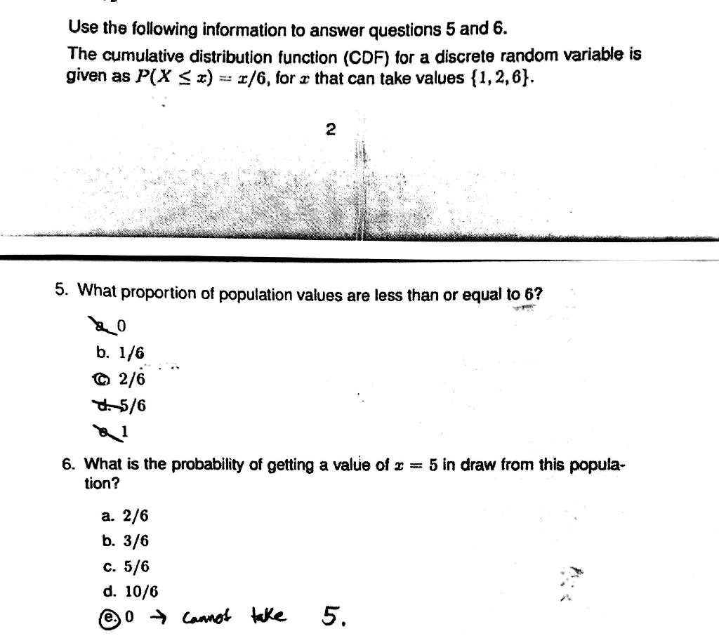 Solved Use the following information to answer questions 5 | Chegg.com