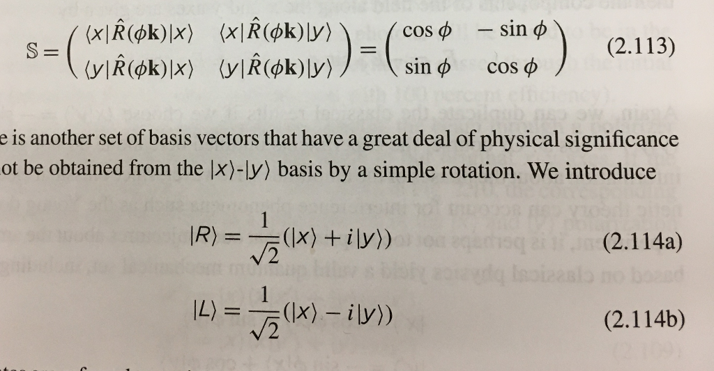 Solved 4. (4 points) (2.17) Use the matrix representation of | Chegg.com
