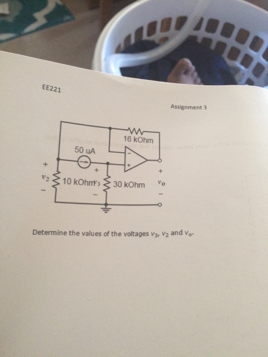 Solved 221 Assignment 3 1. Show all work! 7 kOhm 21 kOhm y | Chegg.com
