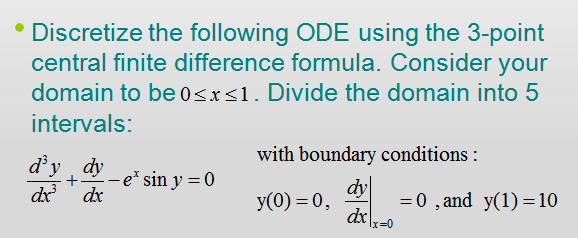 Solved Ordinary Differential Equation Help please Primarily | Chegg.com