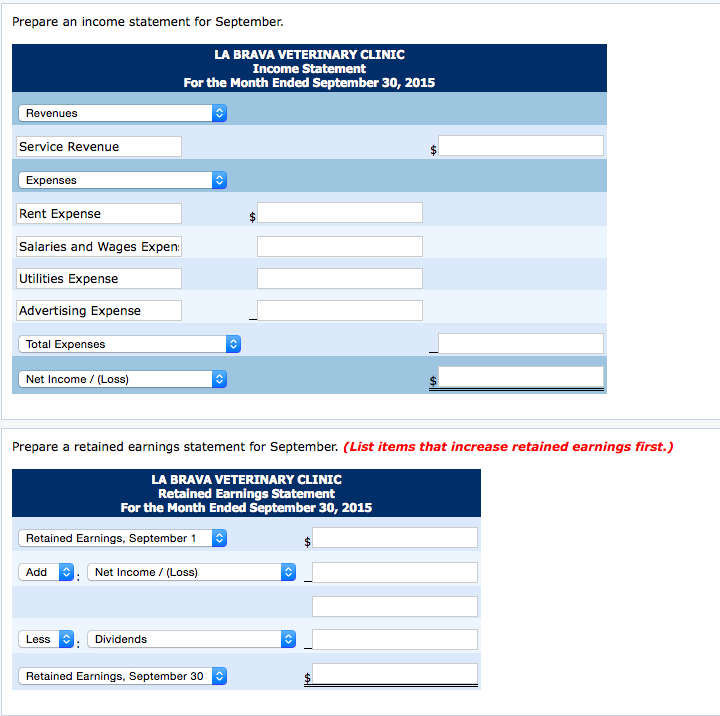 Solved n August 31, the balance sheet of La Brava Veterinary | Chegg.com