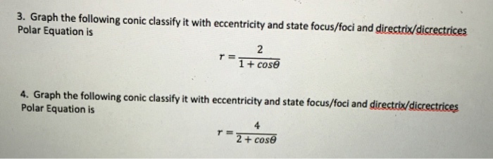 Solved Graph the following conic classify it with | Chegg.com